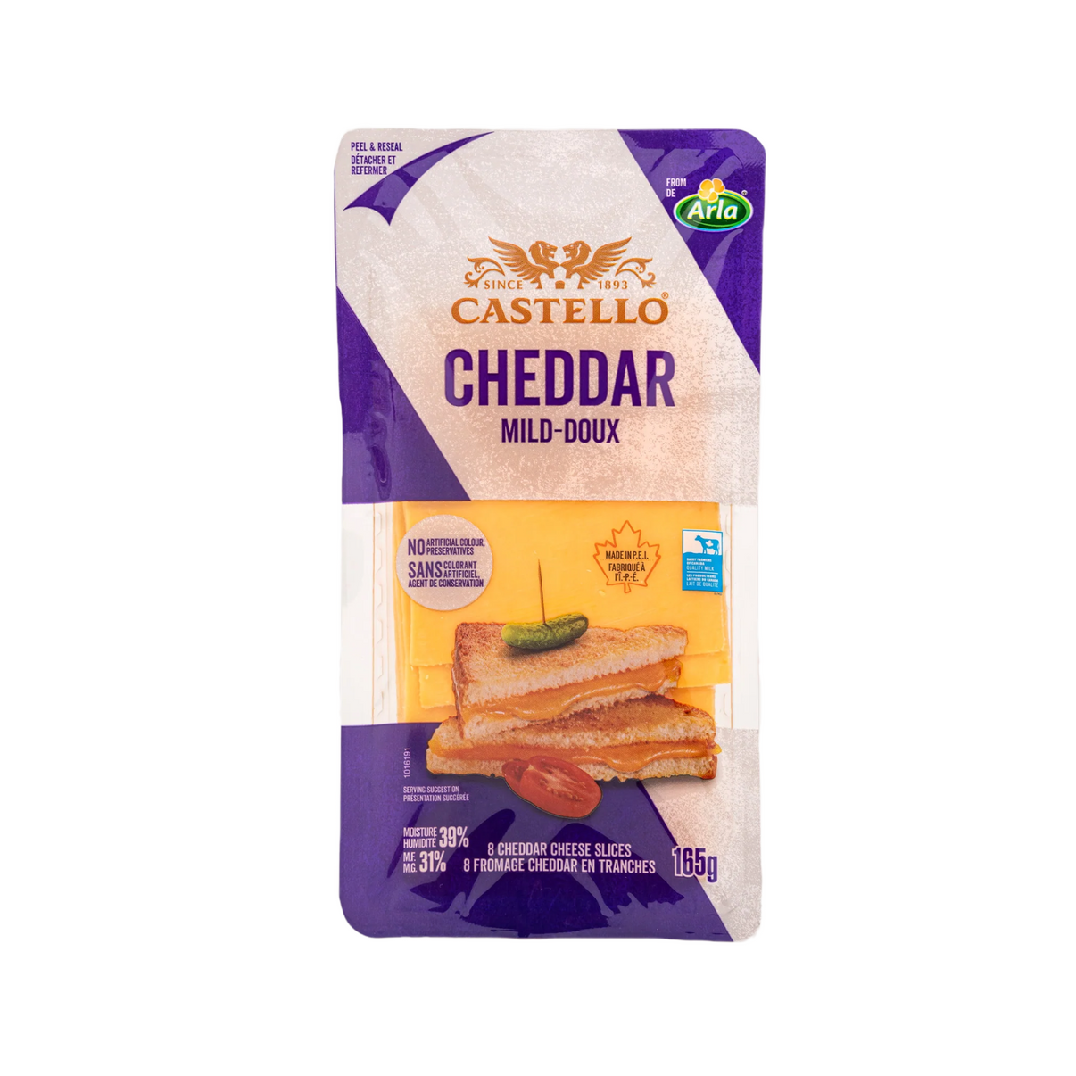 Castello Mild Cheddar Slices 165g – Food Depot Toronto