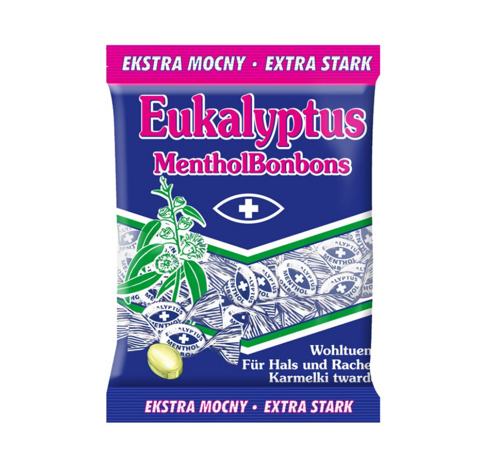 Mieszko Extra-Strong Eukalyptus Menthol Bonbons 150g – Food Depot Toronto