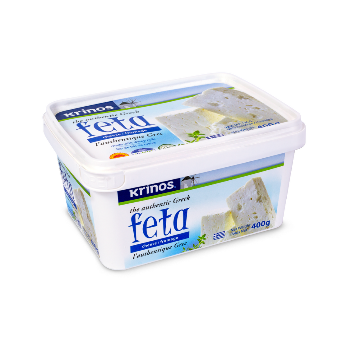KRINOS Authentic Greek Feta (Sheep's Milk) 400g – Food Depot Toronto