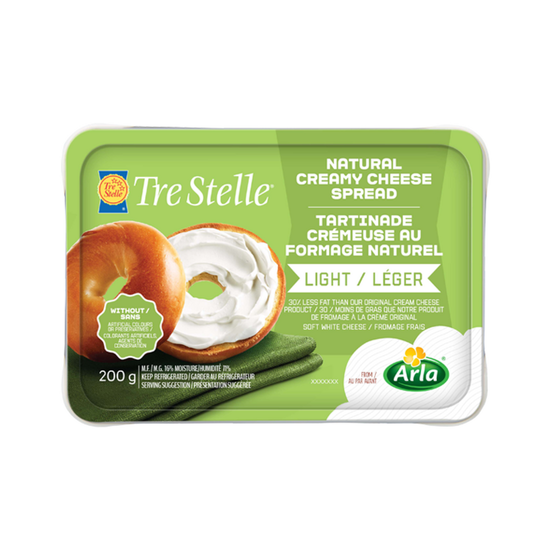 Tre Stelle Light Cream Cheese 200g – Food Depot Toronto